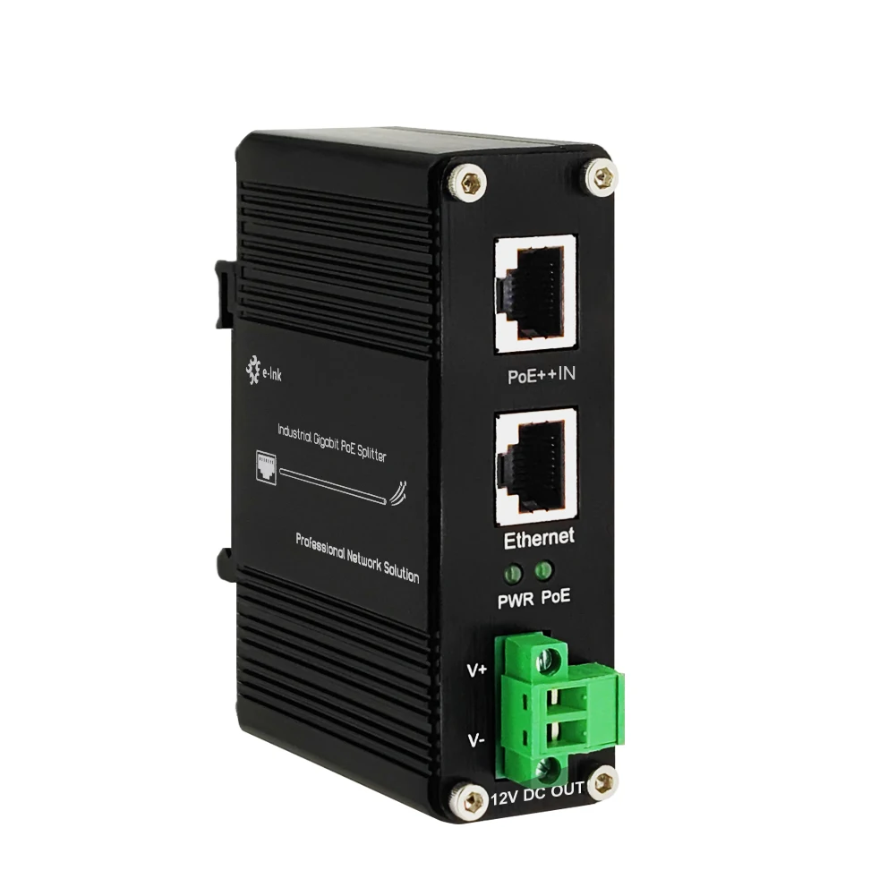 Mini-divisor-Industrial-Gigabit-PoE-5VDC-12VDC-19VDC-24VDC-36VDC-voltaje-de-salida-Din-IEEE802 ...