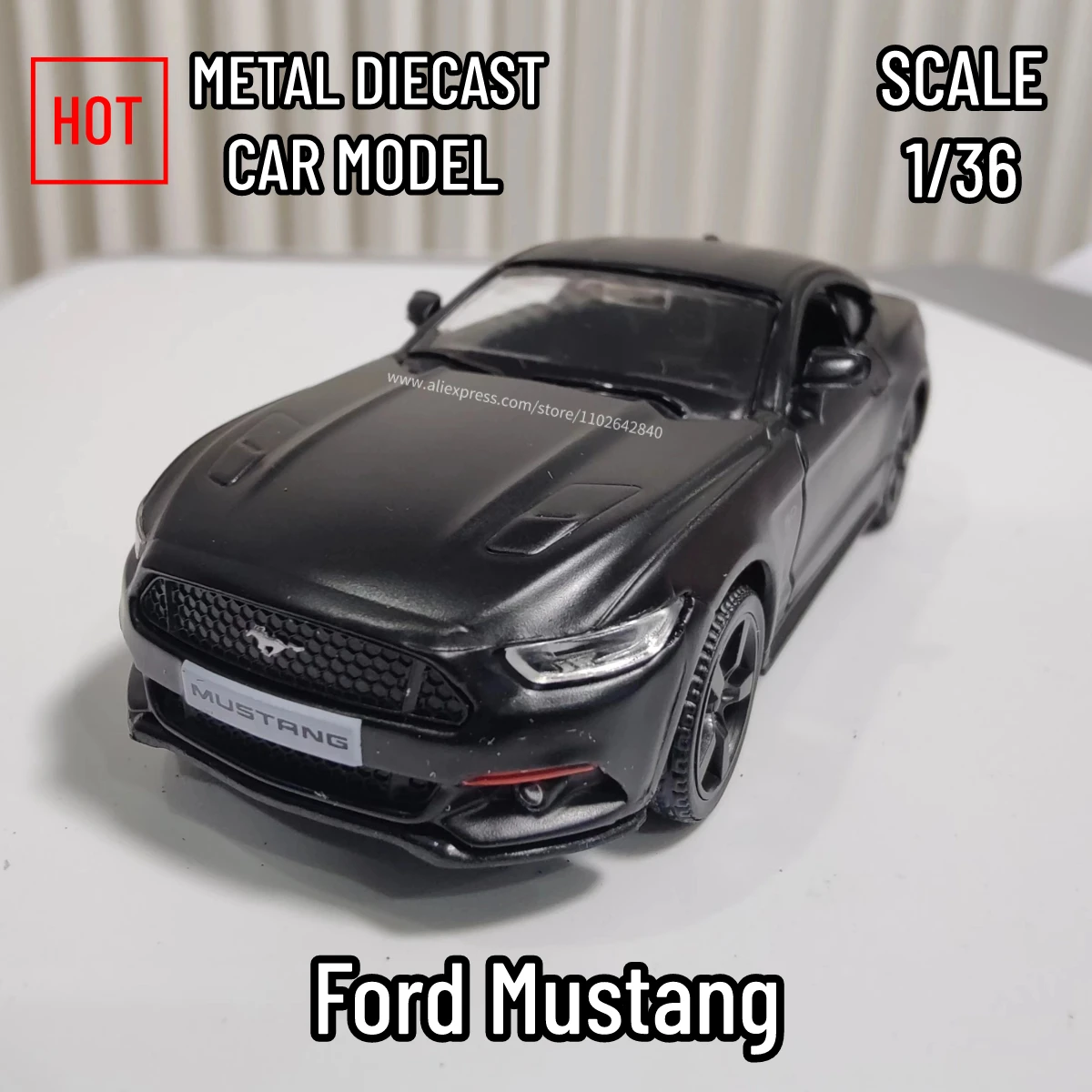 Repilca-modelo-de-coche-Ford-Mustang-escala-1-36-veh-culo-de-colecci-n ...
