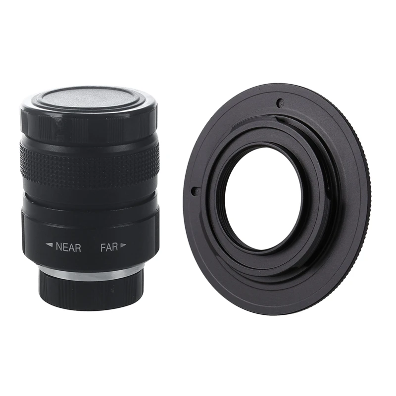 Television TV Lens/CCTV Lens For C Mount Camera 25Mm F1.4 In Black With ...