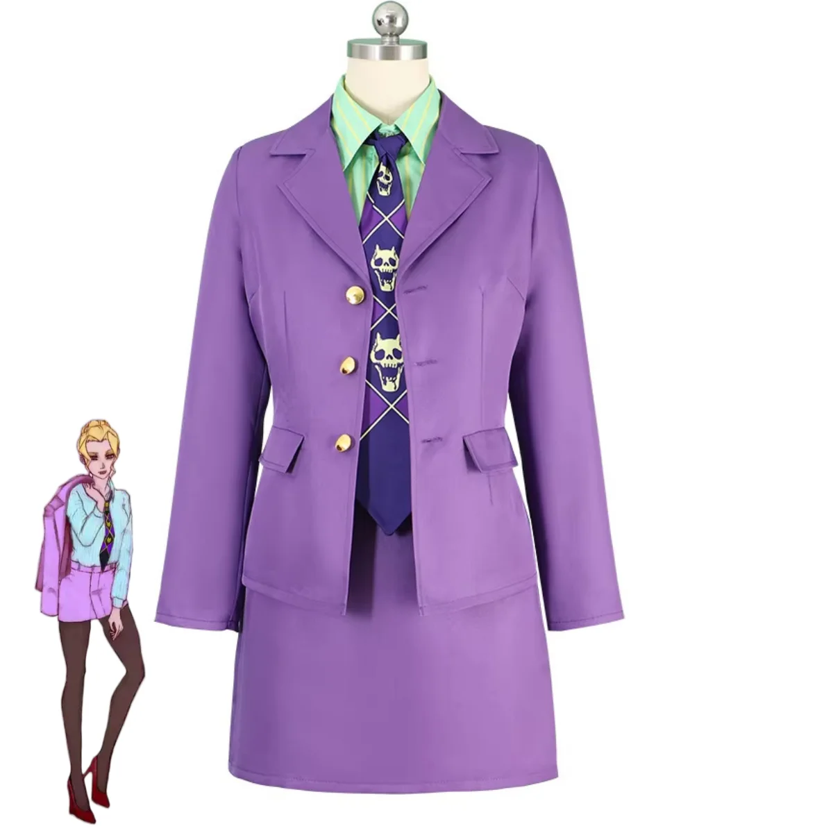 🏴‍☠️ JoJo's Bizarre Adventure: Kira Yoshikage | Suit Cosplay Costume ...