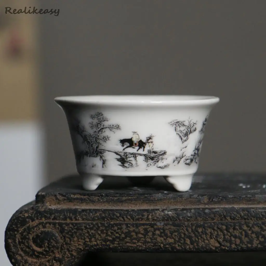 2 size Creative Mini Purple Clay Ceramic High Quality Bonsai Chinese ...