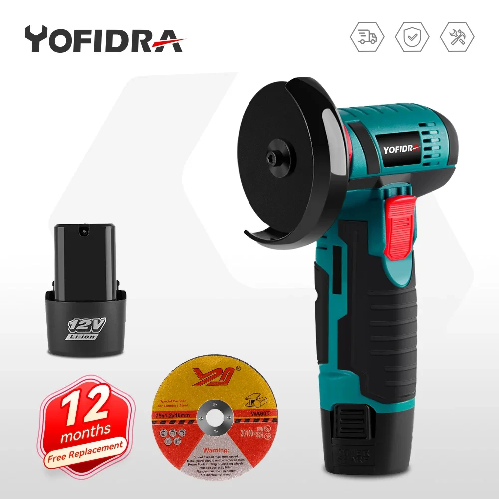 12V-Mini-Electric-Angle-Grinder-Battery-Powered-19500RPM-Cordless ...