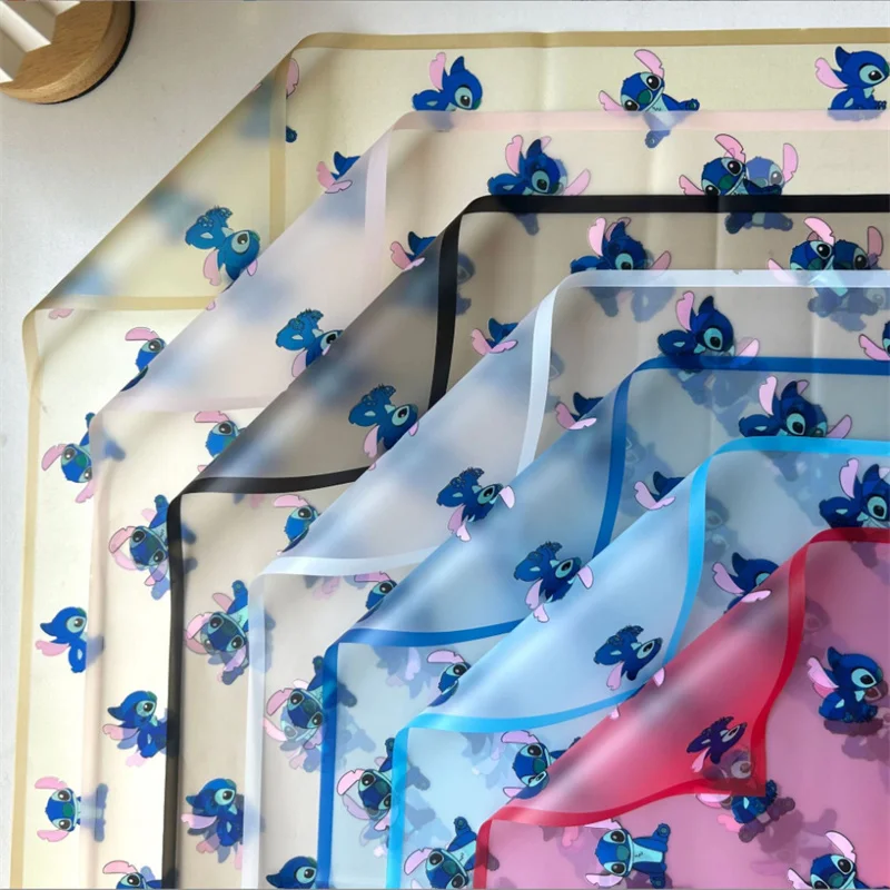 20sheets-Disney-Flower-Wrapping-Paper-Lilo-Stitch-Gift-Packing-Bouquet ...