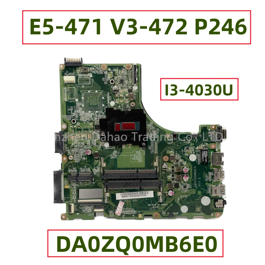 NBV9V11003 NB.V9V11.003 For Acer Aspire E5-471 E5-471G V3-472 P246 Laptop Motherboard ...
