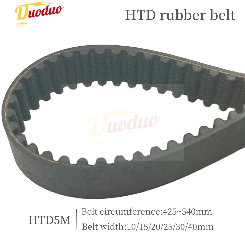 HTD-5M-Black-Rubber-Synchronous-Belt-Belt-Width-15-20-25-30-40mm-Belt ...