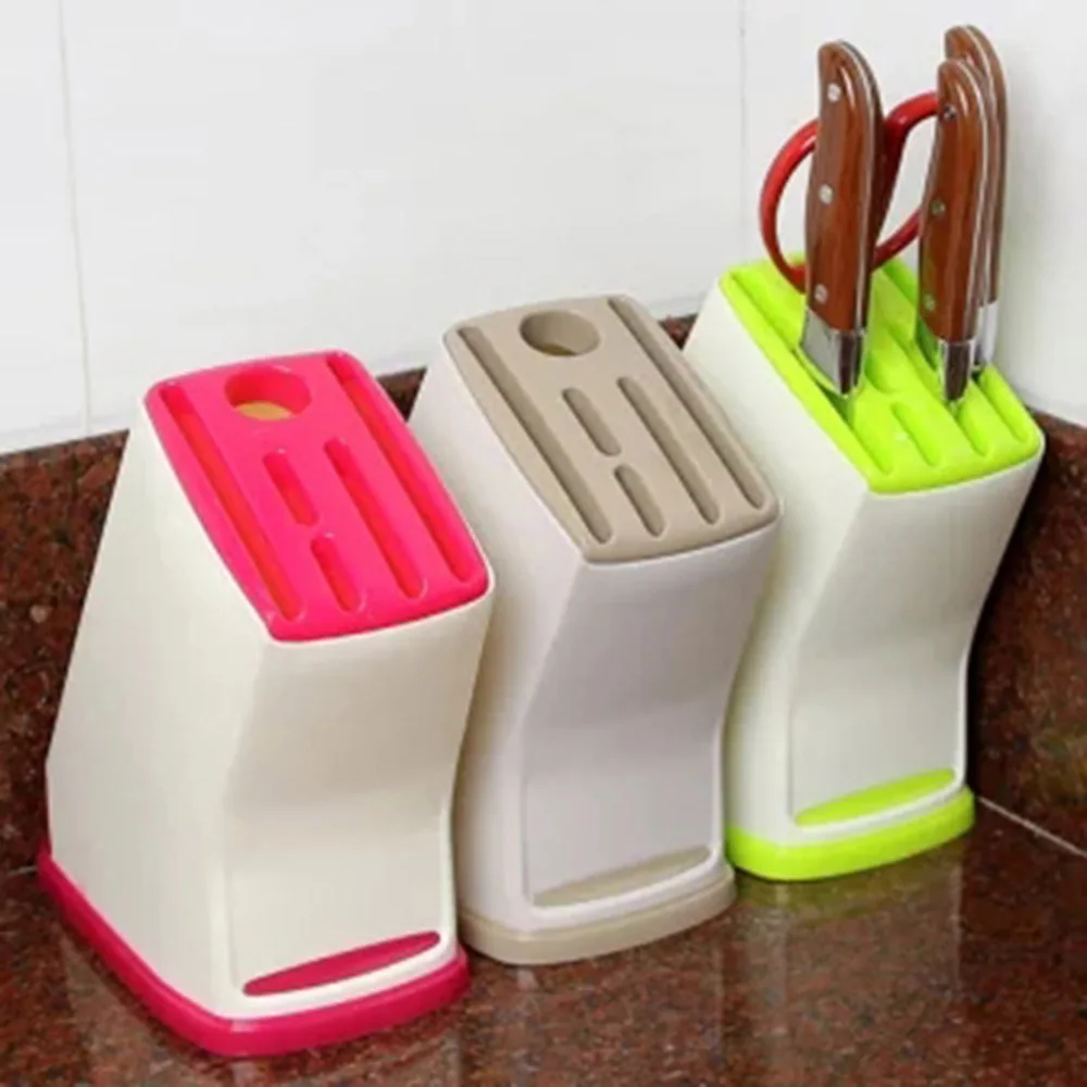 Knife-Organizer-Holder-Stand-Plastic-Chef-Knife-Inserted-Shelves ...
