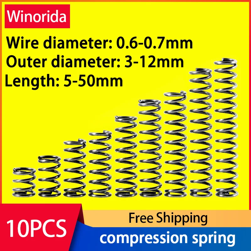 65Mn-Release-Spring-Pressure-Spring-Compressed-Spring-Wire-Diameter-0-6 ...