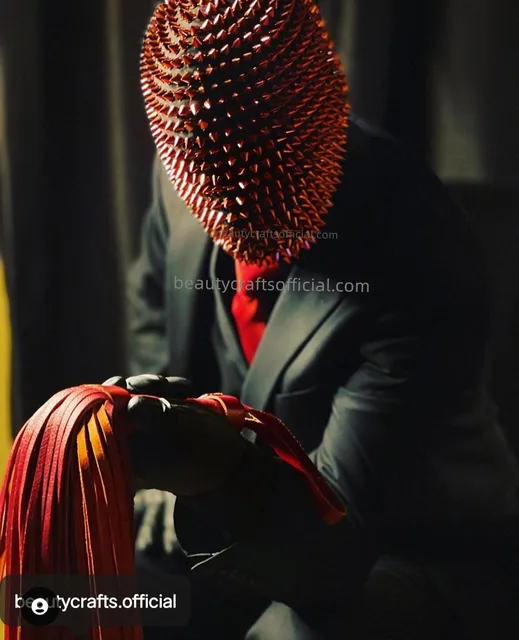 Kanye West Black Diamond Mask