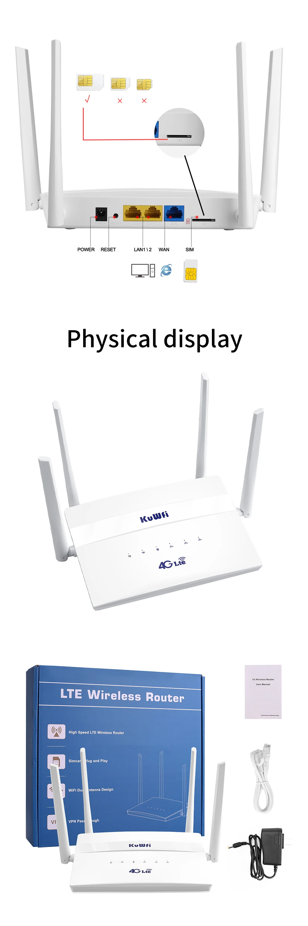 KuWFi 4G WiFi Router