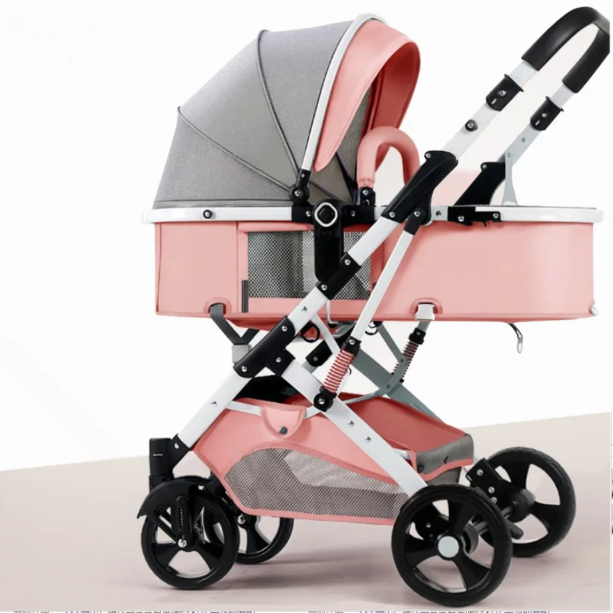 Baby-Strollers-High-View-Can-Sit-and-Lie-Down-and-Fold-Lightly-Two-way ...