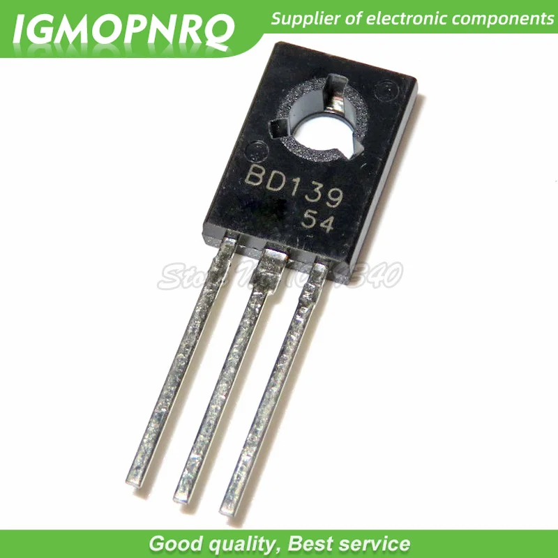 50pcs BD139 D139 TO-126 NPN 1.5A 80V NPN Epitaxial Triode Transistor ...