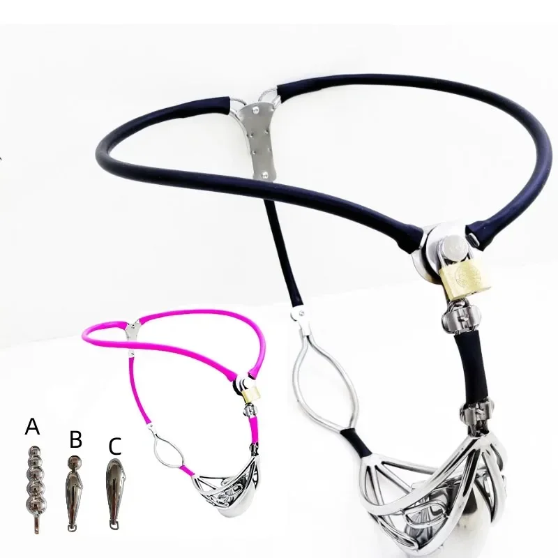 Cinto De Castidade Ajust Vel Em A O Inoxid Vel Masculino Esqueleto