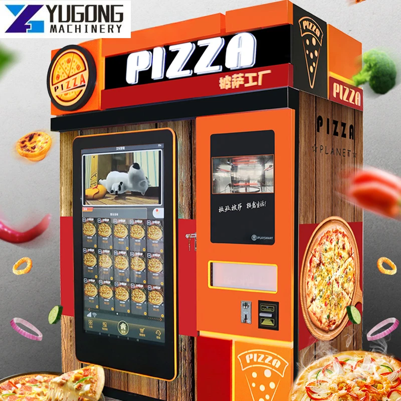 YG-Get-A-Public-Automatic-Pizza-Dispenser-Auto-Pizza-Maker-Cone-Pizza ...