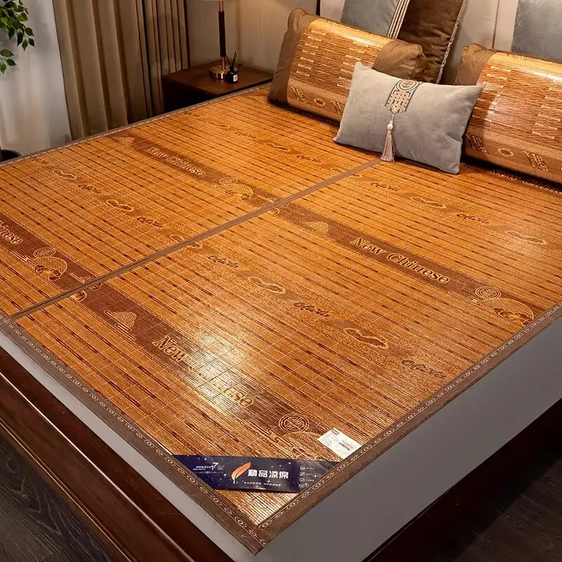 Summer-Bamboo-Mat-Cool-Mattress-Summer-Naked-sleeping-Straw-Mat-Home ...