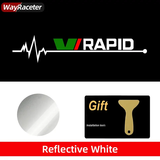 Reflective Body Car Window Stickers For Skoda Octavia Rapid Superb ...