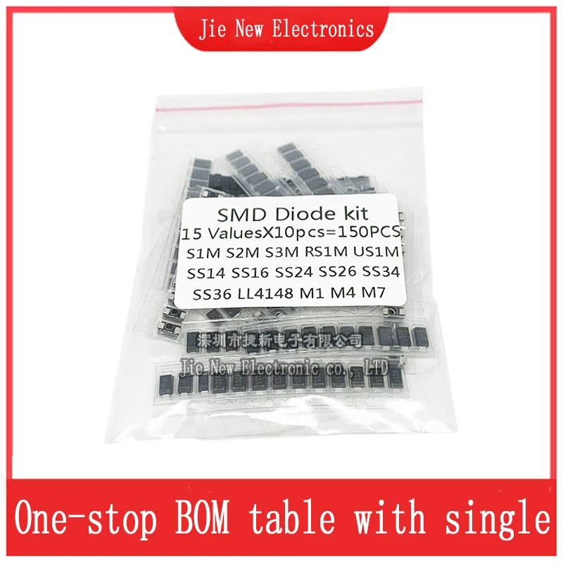 1n5819 Schottky Diode 70PCS 7values * 10PCS Rectifier Diode Kit Set M1 ...