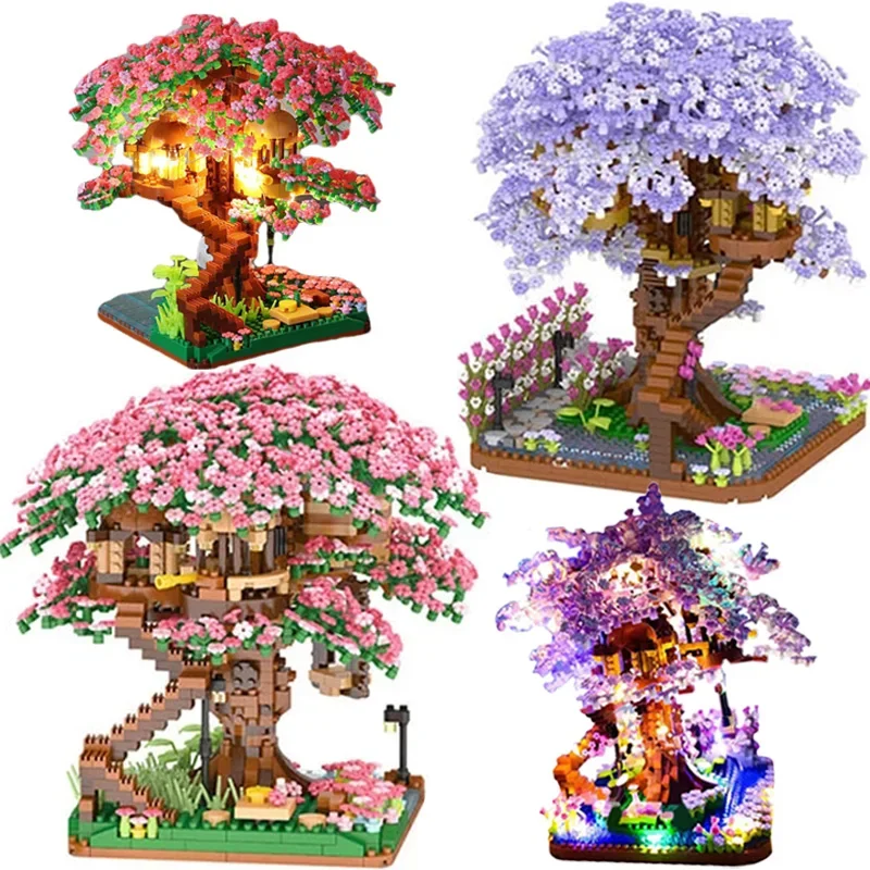 Cherry-Blossom-Treehouse-Bonsai-Tree-Building-Blocks-Set-Sakura ...