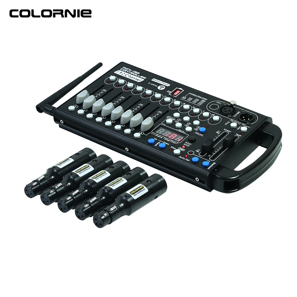 192-Battery-DMX-Controller-Wireless-DMX512-Recharge-Receiver-For-DJ ...