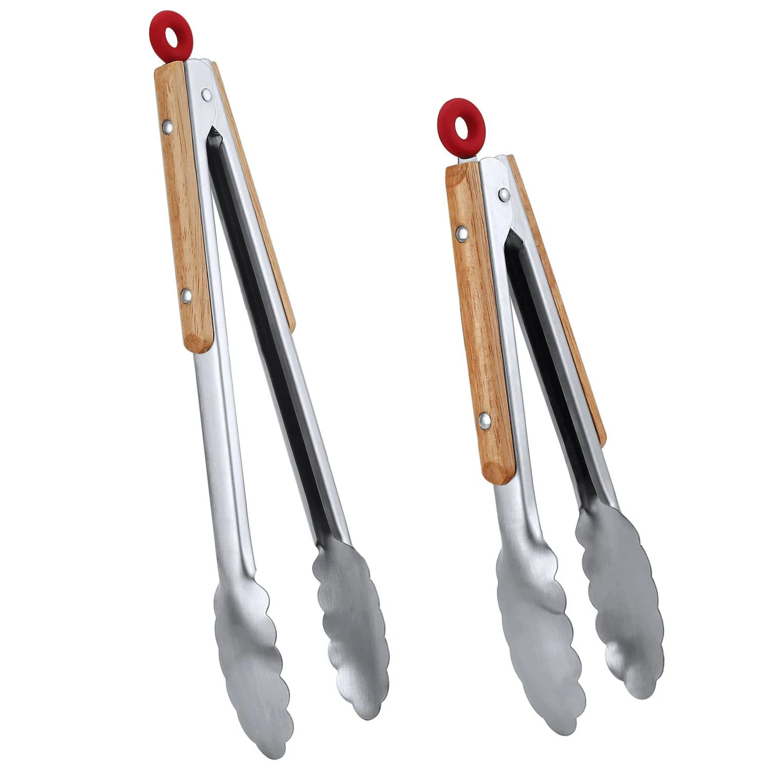 Leeseph-Pinzas-de-cocina-de-acero-inoxidable-pinzas-de-comida-de-Metal ...