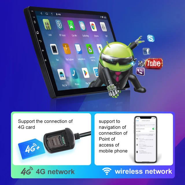 4G WiFi Car Radio For Chevrolet S10 Isuzu DMAX 2015-2018 Android 2 Din ...
