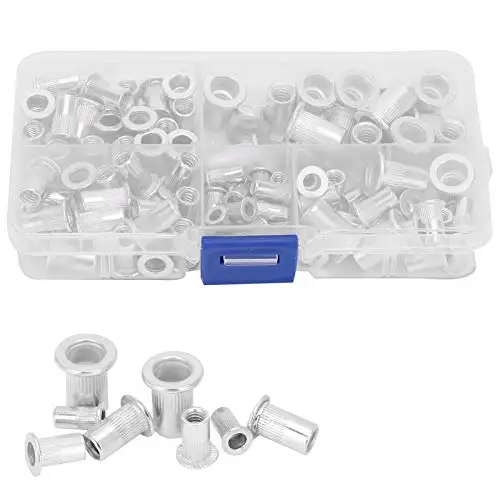 100Pcs-Threaded-Rivet-Nuts-M3-M4-M5-M6-M8-Flat-Rivnuts-Suitable-for ...