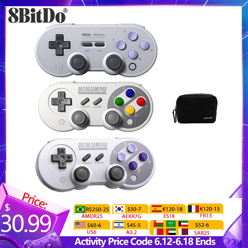 Sn30 Pro Bluetooth Controller Android | 8bitdo Sn30 Pro Bluetooth ...
