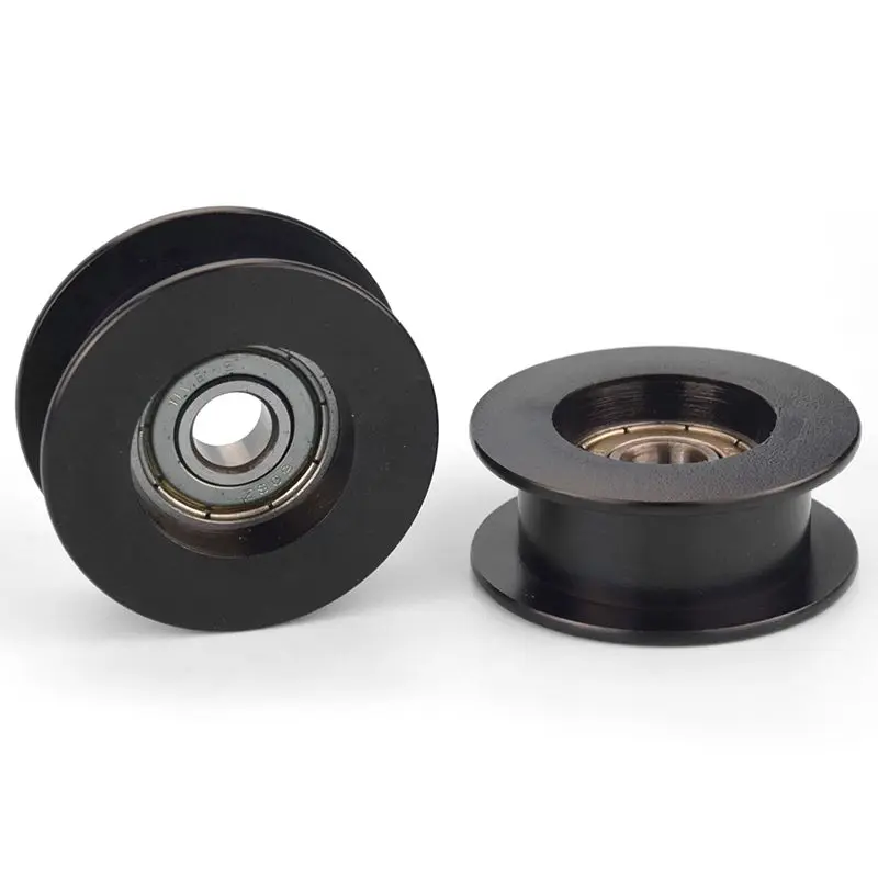 1Pc-H-Groove-Bearing-Pulley-Nylon-Belt-Guide-Wheel-Hanging-Pulley ...