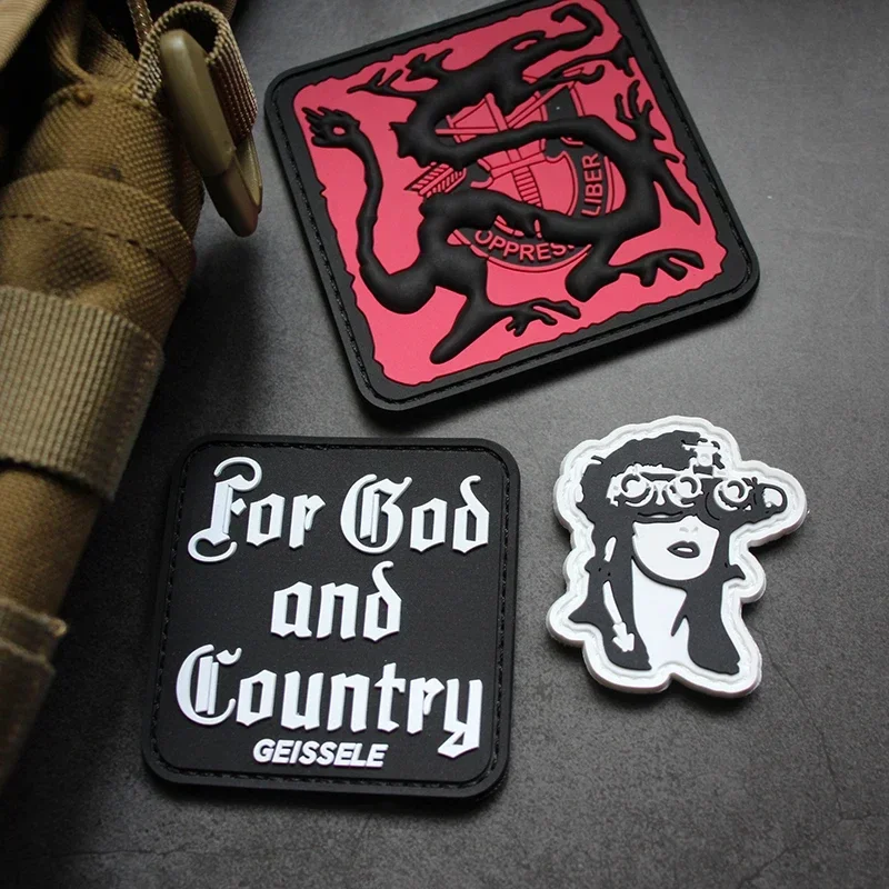 Geissele-for-God-and-County-Patch-Luminous-PVC-Armband-Tactical-Helmet ...