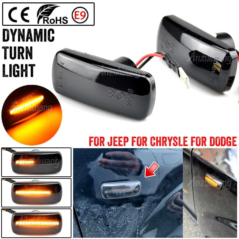 Clignotants-lat-raux-dynamiques-LED-fum-s-pour-Jeep-Fosot-Compass-Pages-Grand-TraffCar ...