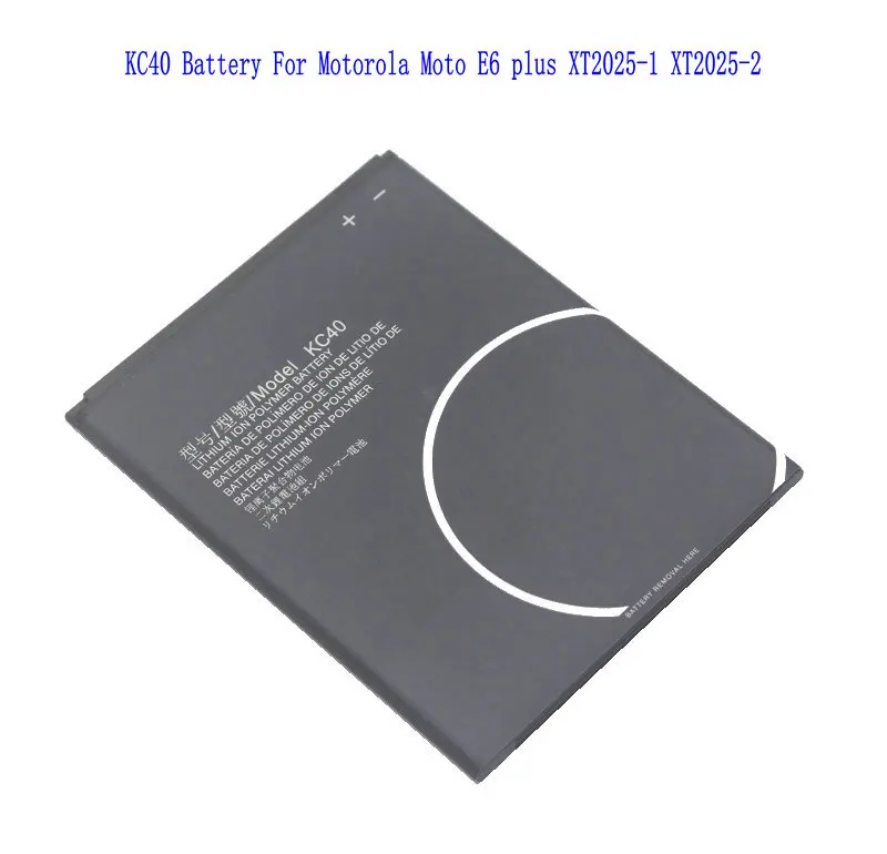 1x-3000mAh-KC40-Replacement-Battery-For-Motorola-Moto-E6-Plus-XT2025-1 ...
