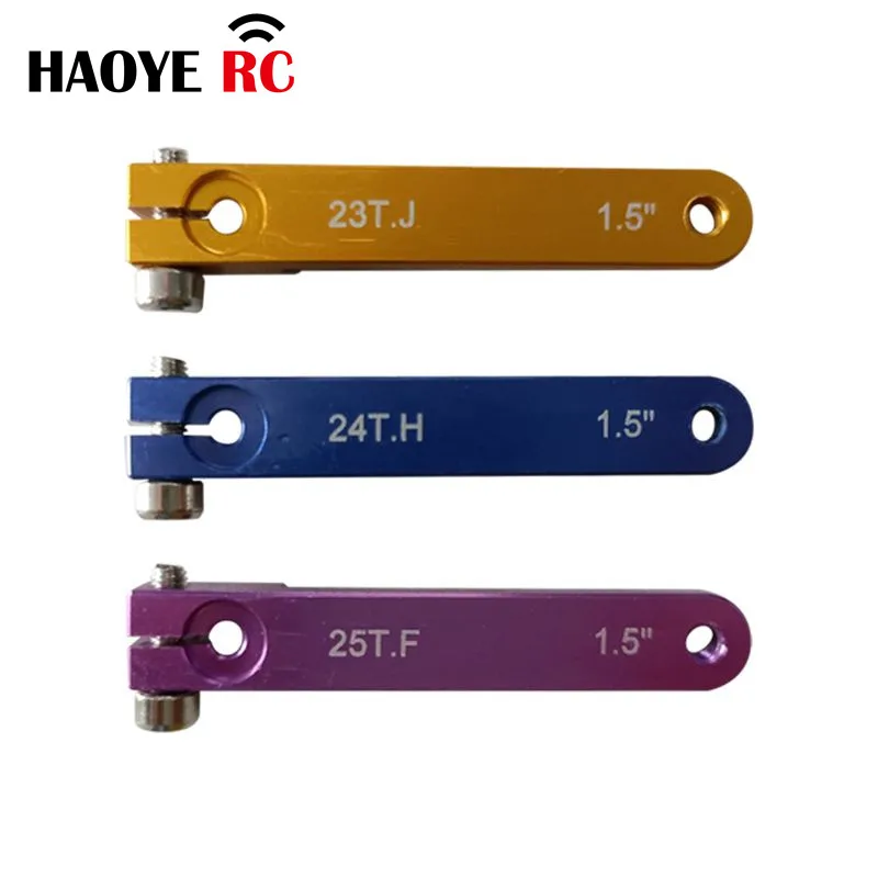 HY-JR-Hitec-Futaba-23T-24T-25T-CNC-Aluminum-Alloy-Servo-Horn-Single-Arm ...