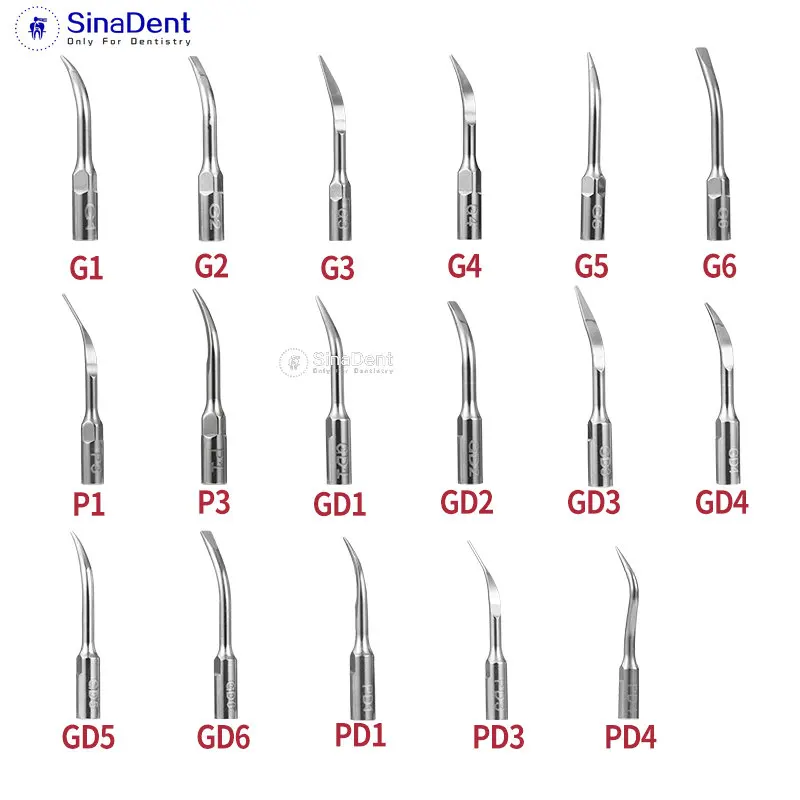 5Pcs-Dental-Ultrasonic-Scaler-Tips-G1-G2-G3-G4-P1-P3-GD1-GD2-GD3-GD4 ...