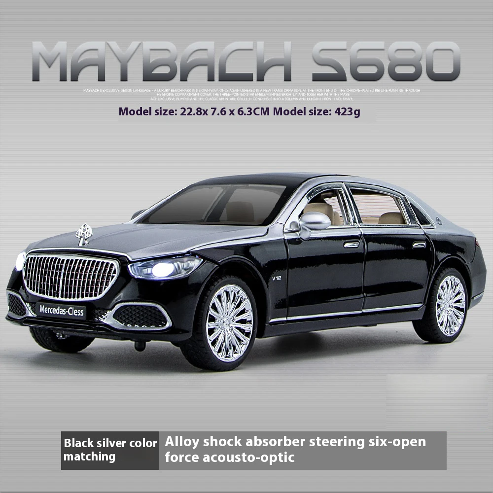 Almost Real Maybach: The Ultimate 1:24 Scale Mercedes-Benz Maybach S680 ...