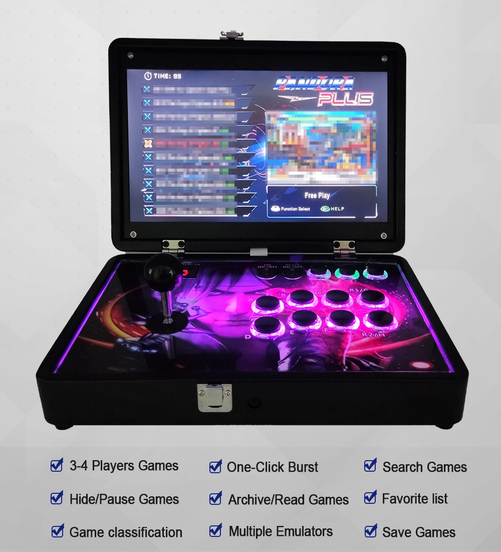 New-14-Inch-Arcade-Video-Game-Console-28645-in-1-Portable-Folding ...