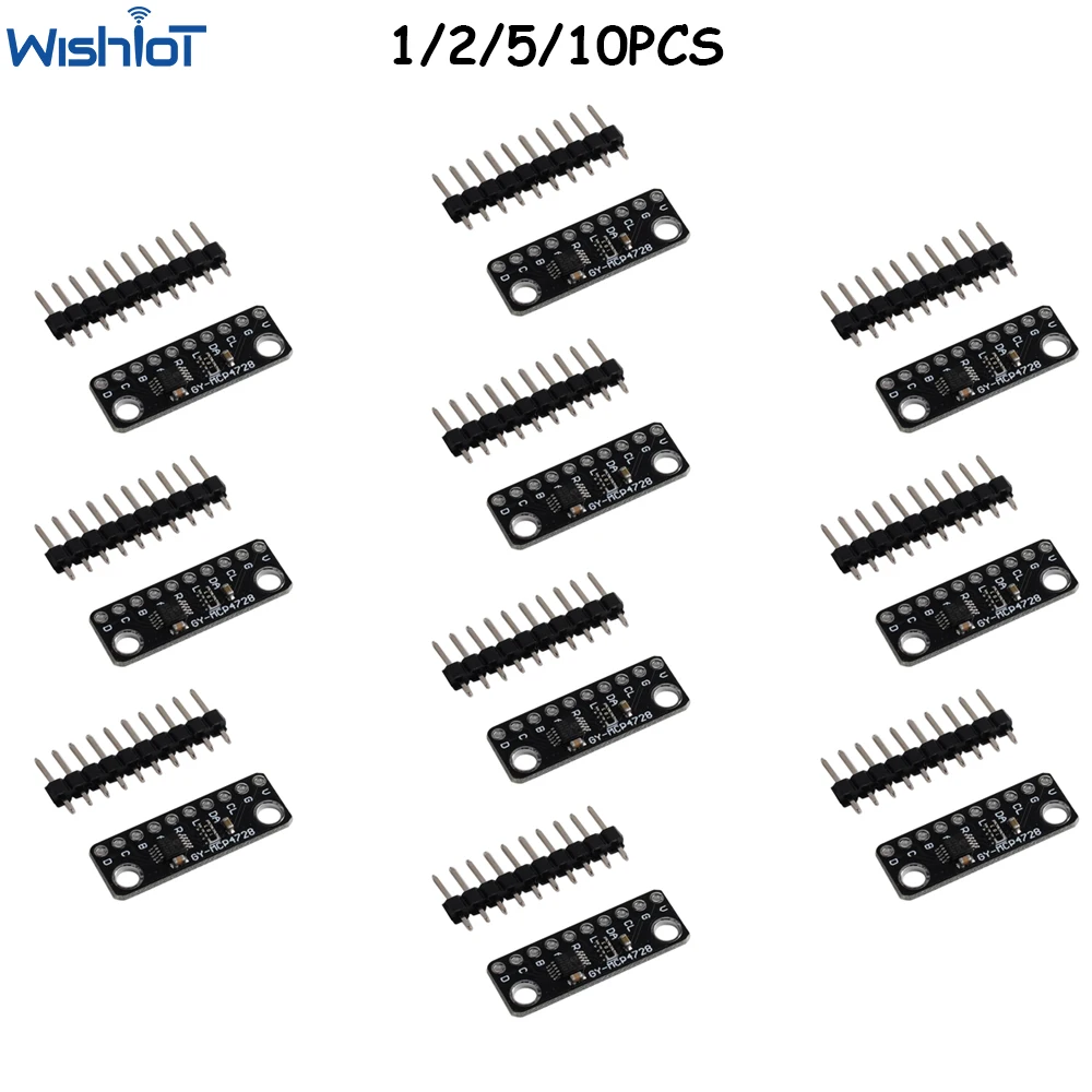 1/2/5/10PC GY-MCP4728 12 Bit 12bits Quad Digital to Analog Converter with EEPROM Memory DAC ...