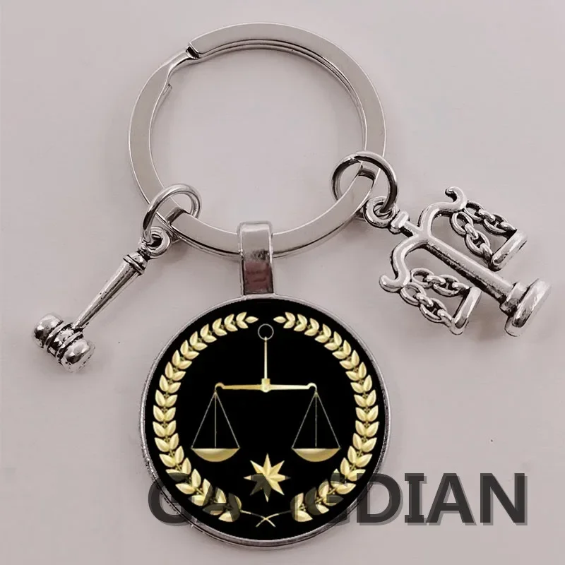 DIY-lawyer-keychain-justice-scale-keychain-judge-justice-hammer ...