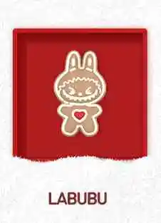 Christmas Gingerbread Man Series Popbean Molly Dimoo Labubu Pucky Haci ...