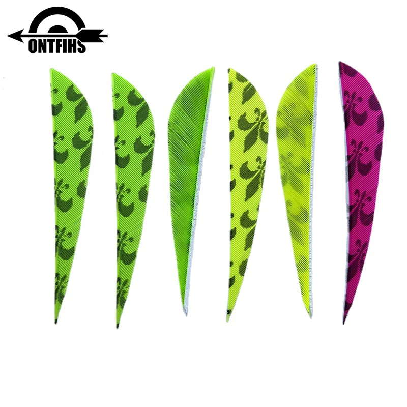 50Pcs-ONTFIHS-3Inch-Right-Left-Wing-Arrow-Fletching-Water-Drop-Shape ...