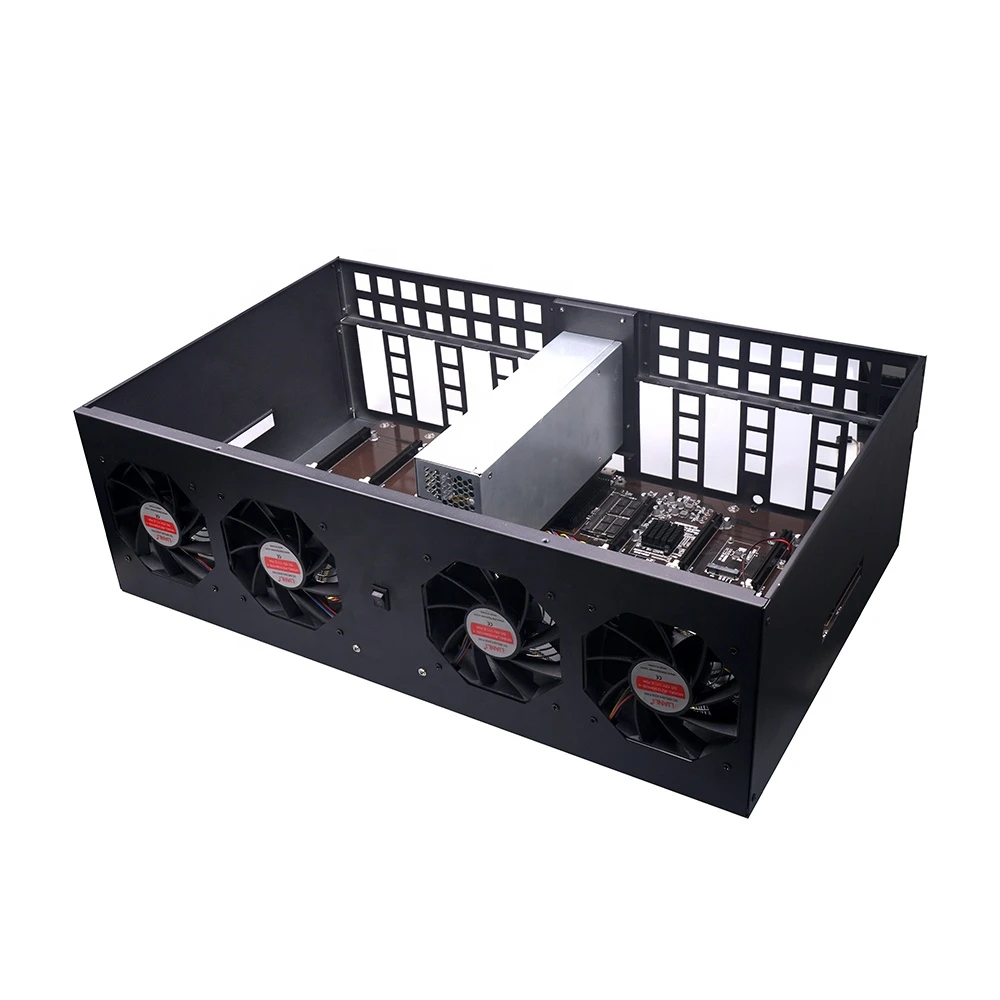 metal-steel-open-type-case-cooling-gel-ball-acrylic-fans-platform-case ...