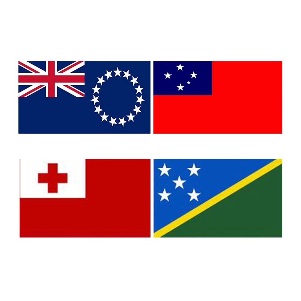 90x150-Cook-Islands-Samoa-Tonga-Solomon-Islands-Emblem-Flag-Polyester ...