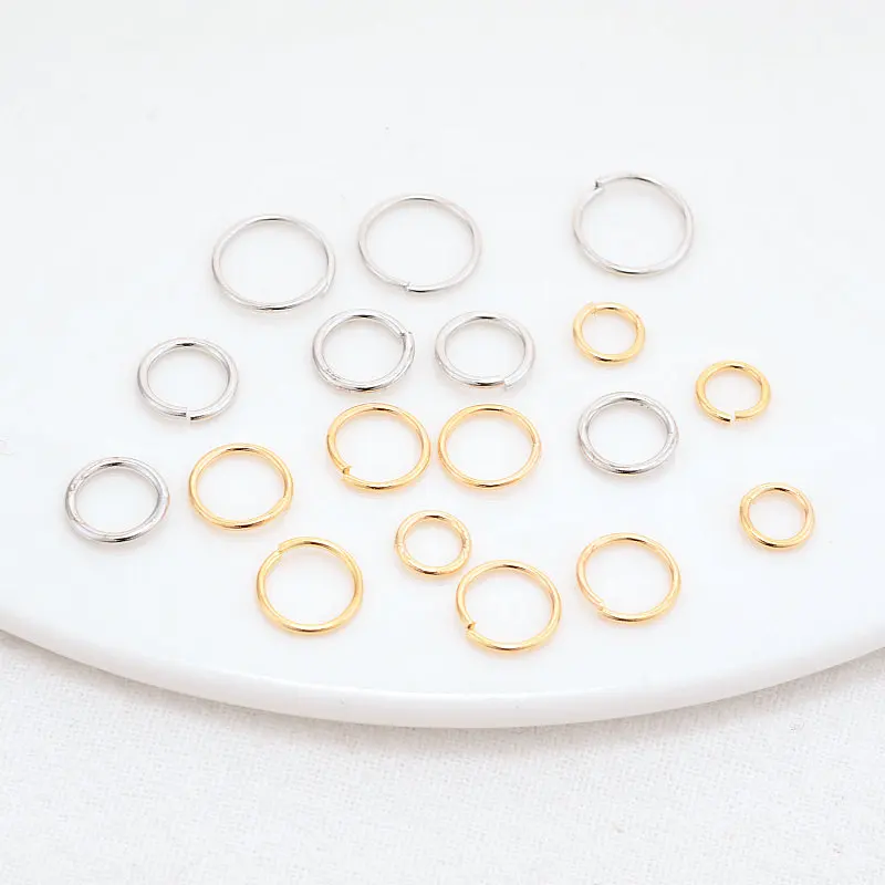 50PCS-14K-Gold-Color-Jump-Rings-Split-Rings-6MM-8MM-10MM-Open-Jump ...