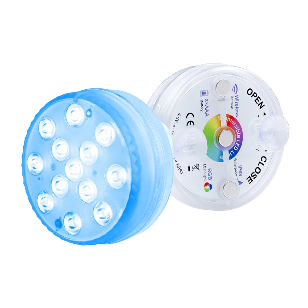 Water-proof-Underwater-Pool-Light-Pond-Solar-Floating-RGB-LED-Bright ...