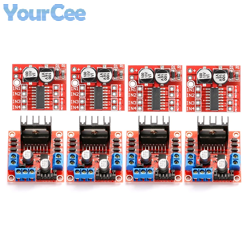L298N-Driver-Board-Module-Mini-L298N-Stepper-Motor-Smart-Car-Robot ...