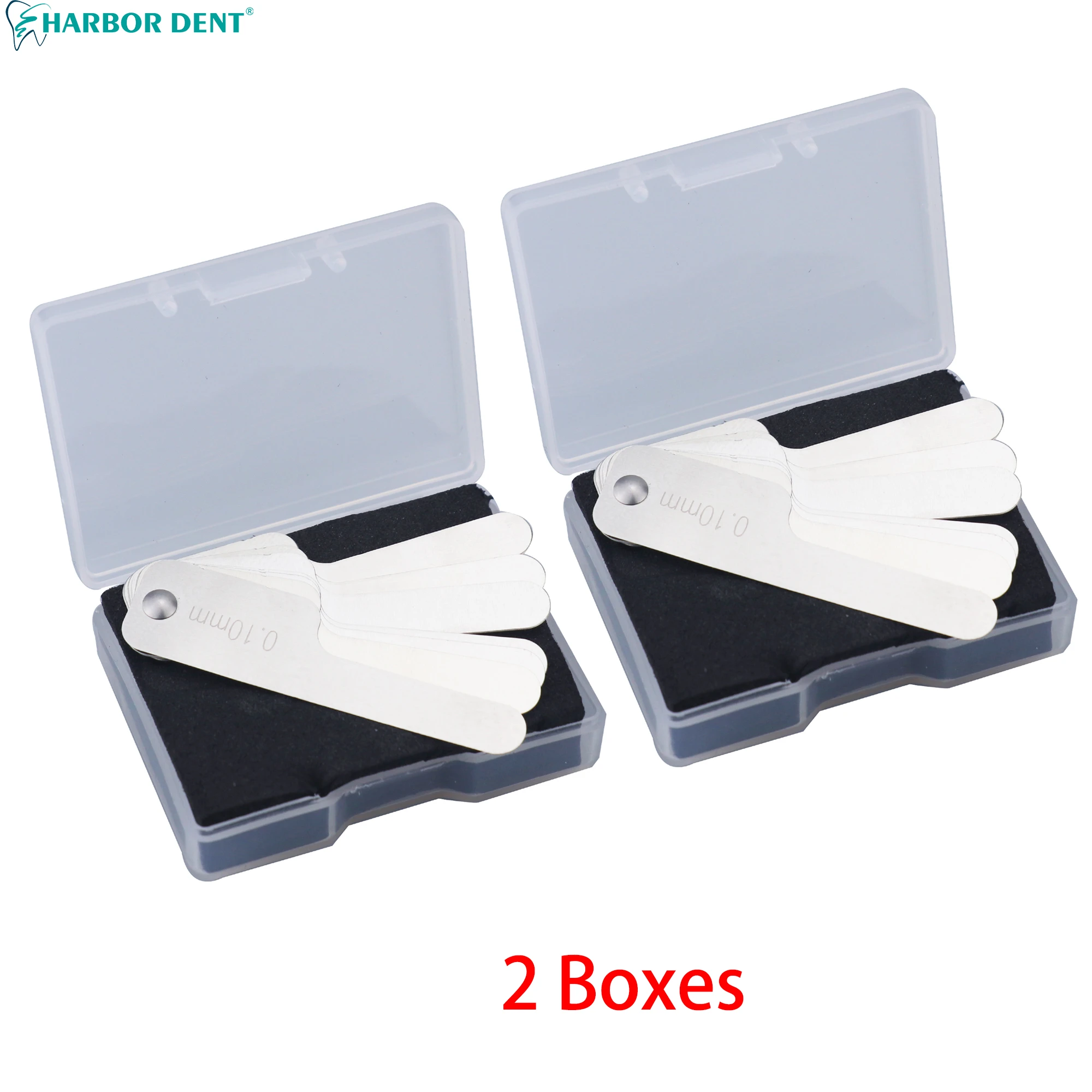 2 Box Oral Dental Interproximal Measuring Ruler Stainless Steel Tooth ...