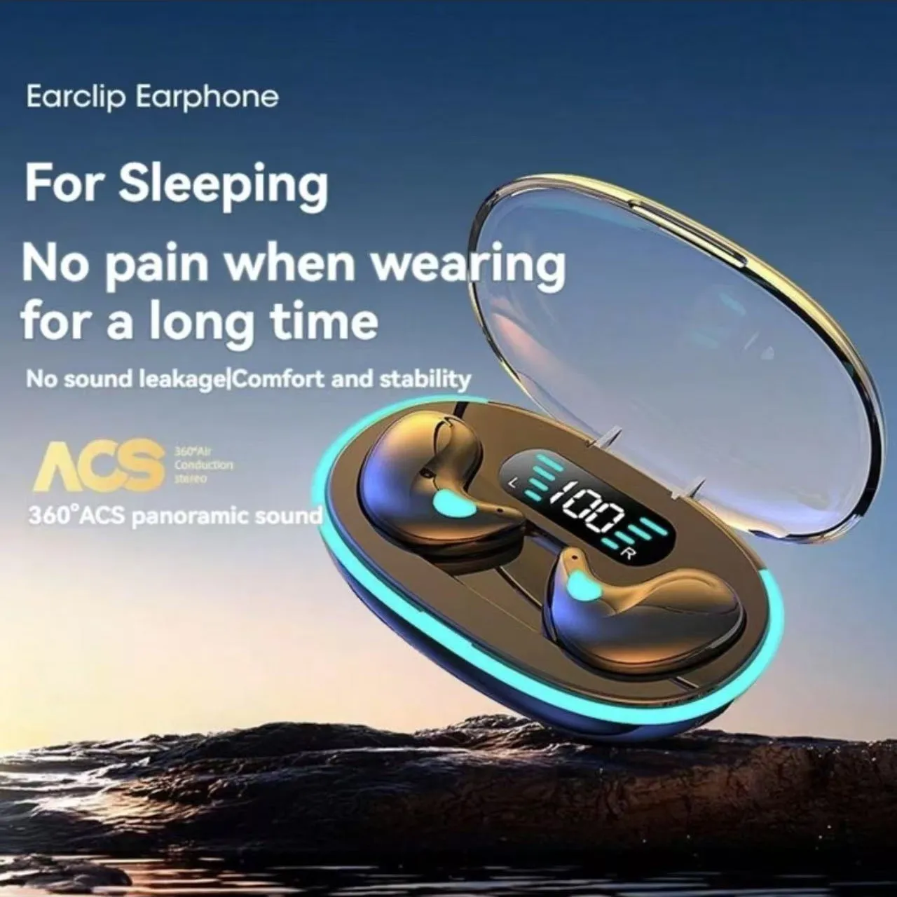 New X55 Bluetooth Wireless earbuds Headphones Ear Hooks Bluetooth ...
