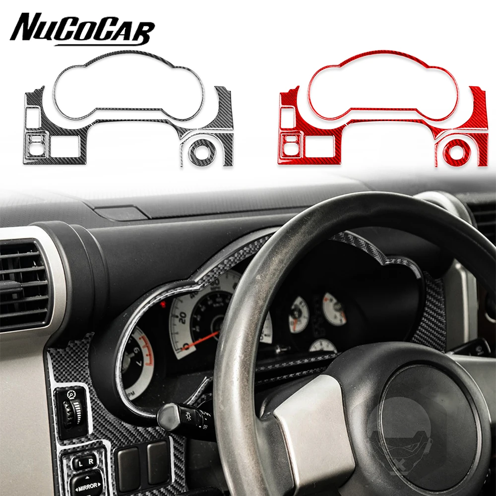 For-Toyota-FJ-Cruiser-2007-2021-Carbon-Fiber-Speedometer-instrument ...