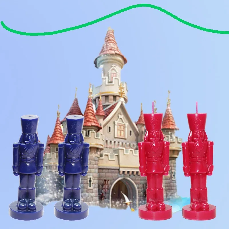 Acrylic Soldier Candle Mold 3D British Style Humanoid Soldier ...