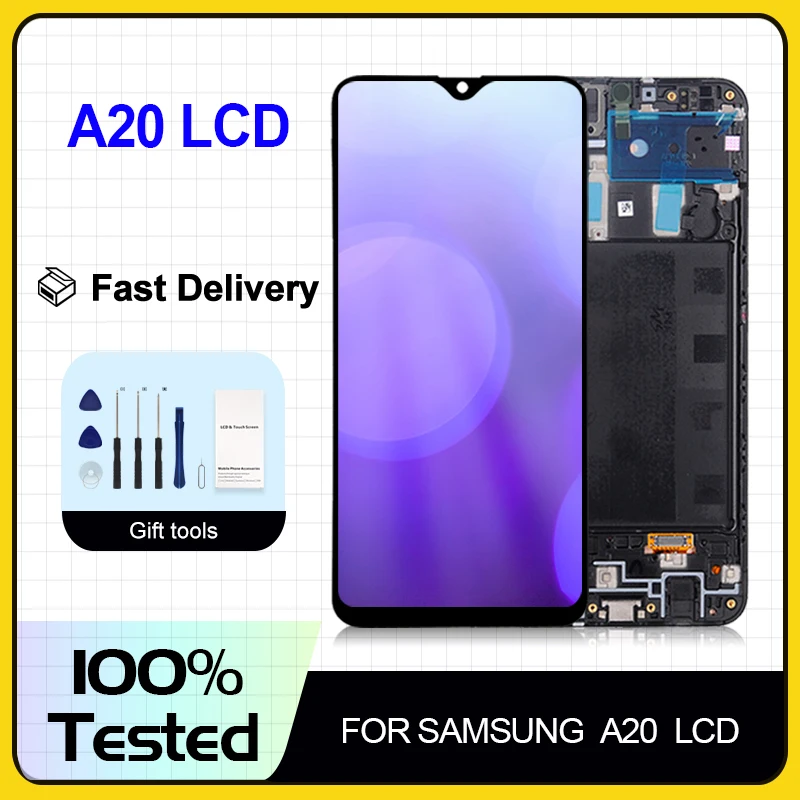 6-4-Inch-A20-Display-For-Samsung-Galaxy-A205-Lcd-Touch-Screen-Digitizer ...
