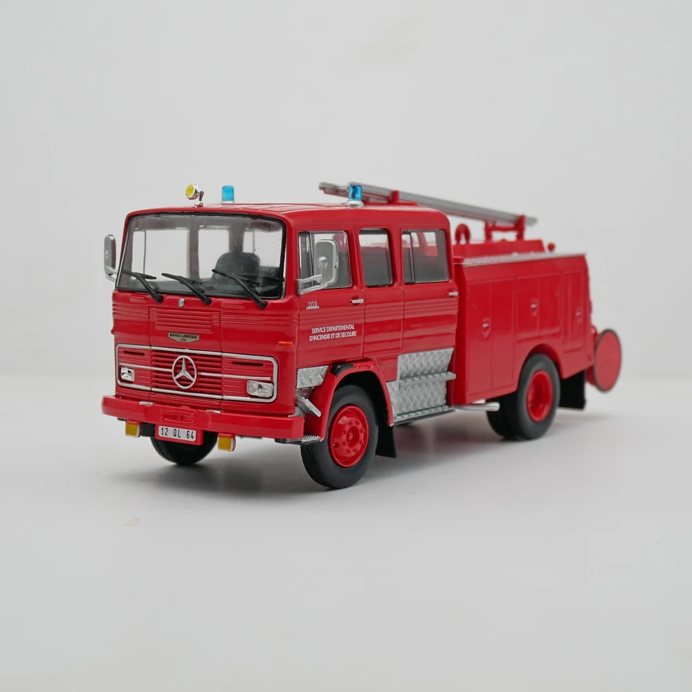 Ixo 1:43 Truck Fire Engine Mercedes-benz 1113 Diecast Car Model Metal ...