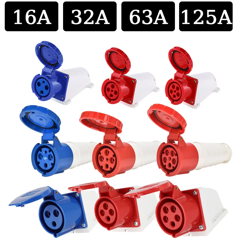 Industri-le-Stekker-En-Stopcontact-Waterdichte-Connector-3pin-4pin-5pin ...
